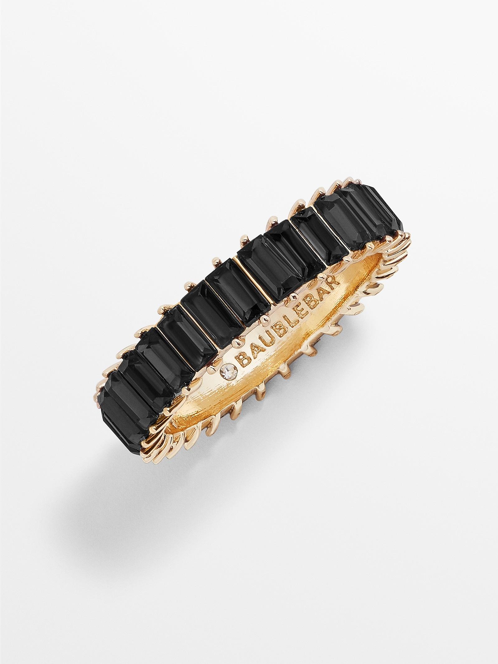 BaubleBar Mini Alidia Ring in Black - Lyst