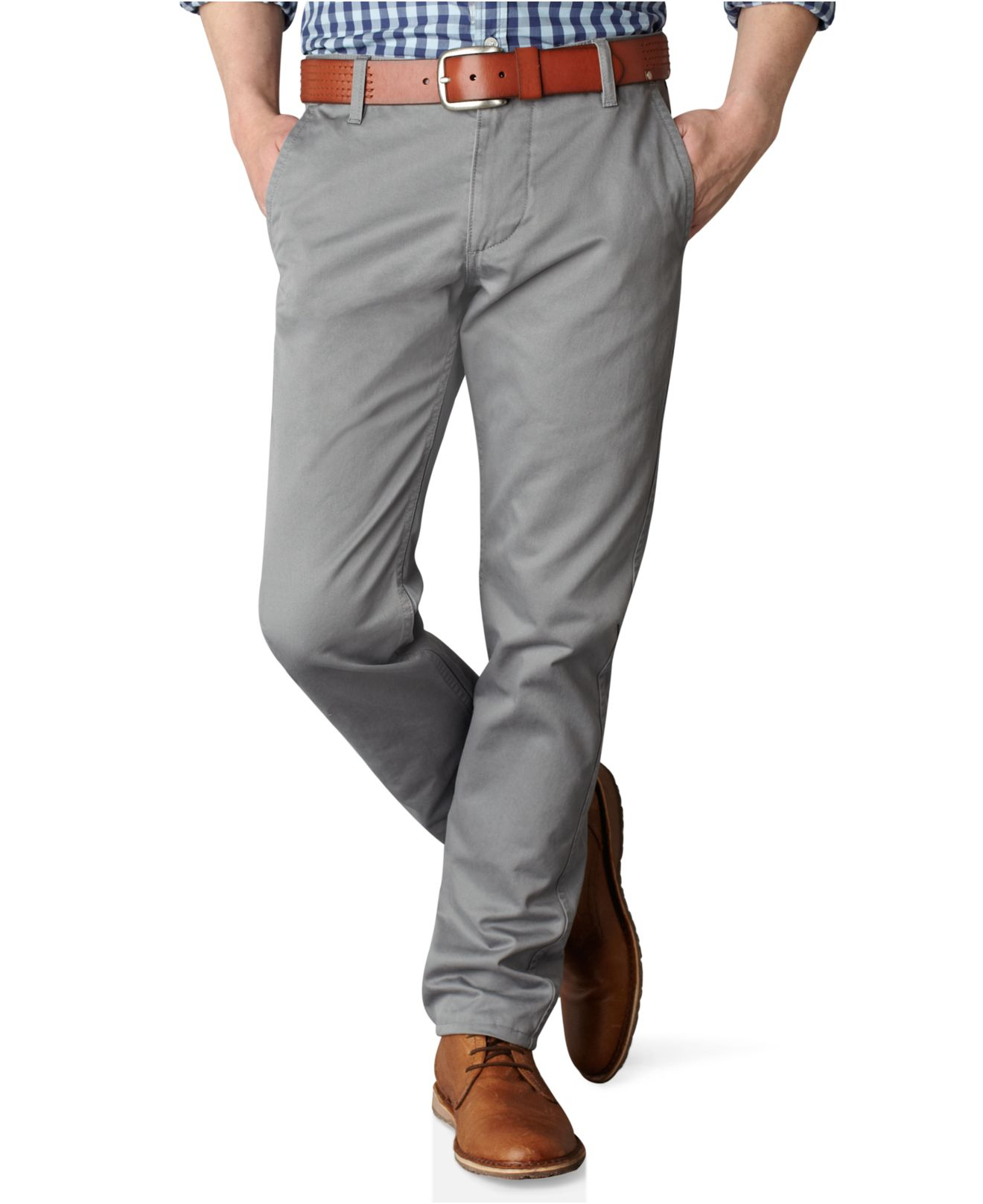 Lyst - Dockers D1 Slim Tapered Fit Alpha Khaki Flat Front Pants in Gray ... Lyst - Dockers D1 Slim Tapered Fit Alpha Khaki Flat Front Pants in Gray ...