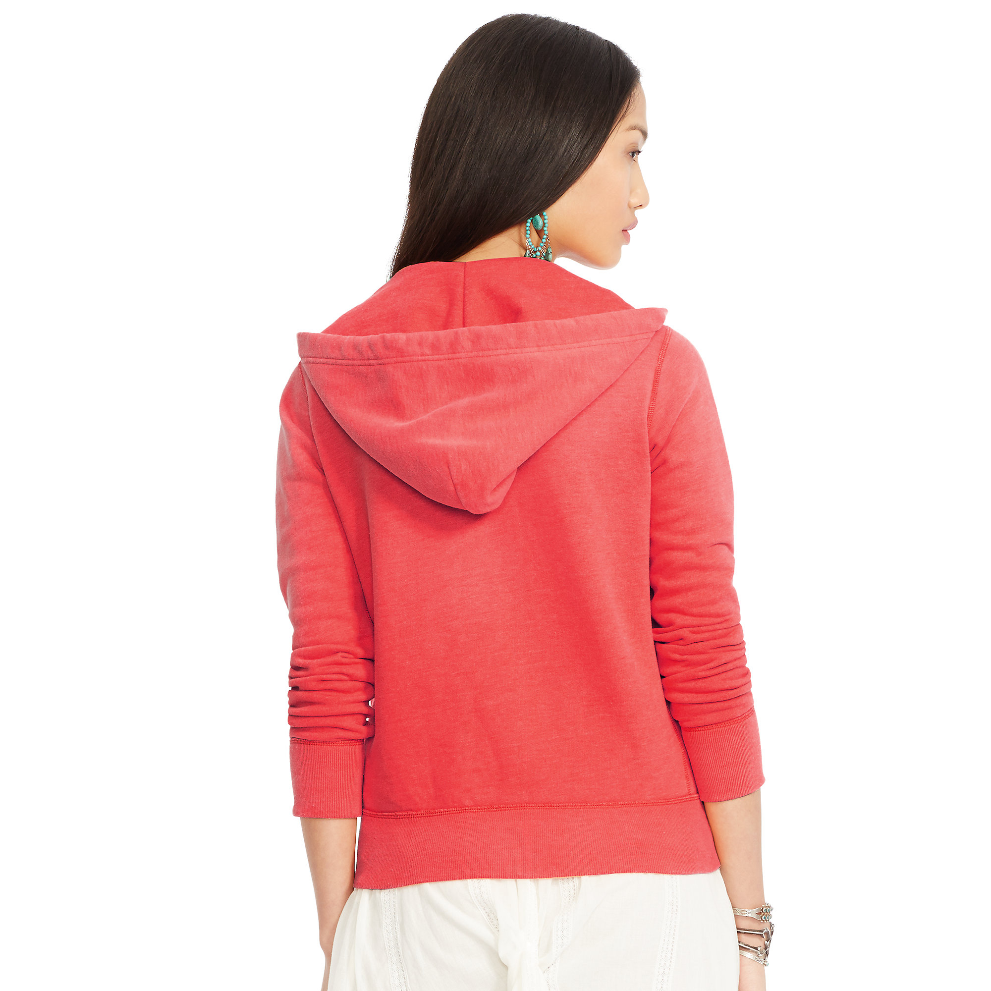 Ralph lauren Fleece Zip-Up Hoodie in Red (pandora red) | Lyst Ralph lauren Fleece Zip-Up Hoodie in Red (pandora red) | Lyst