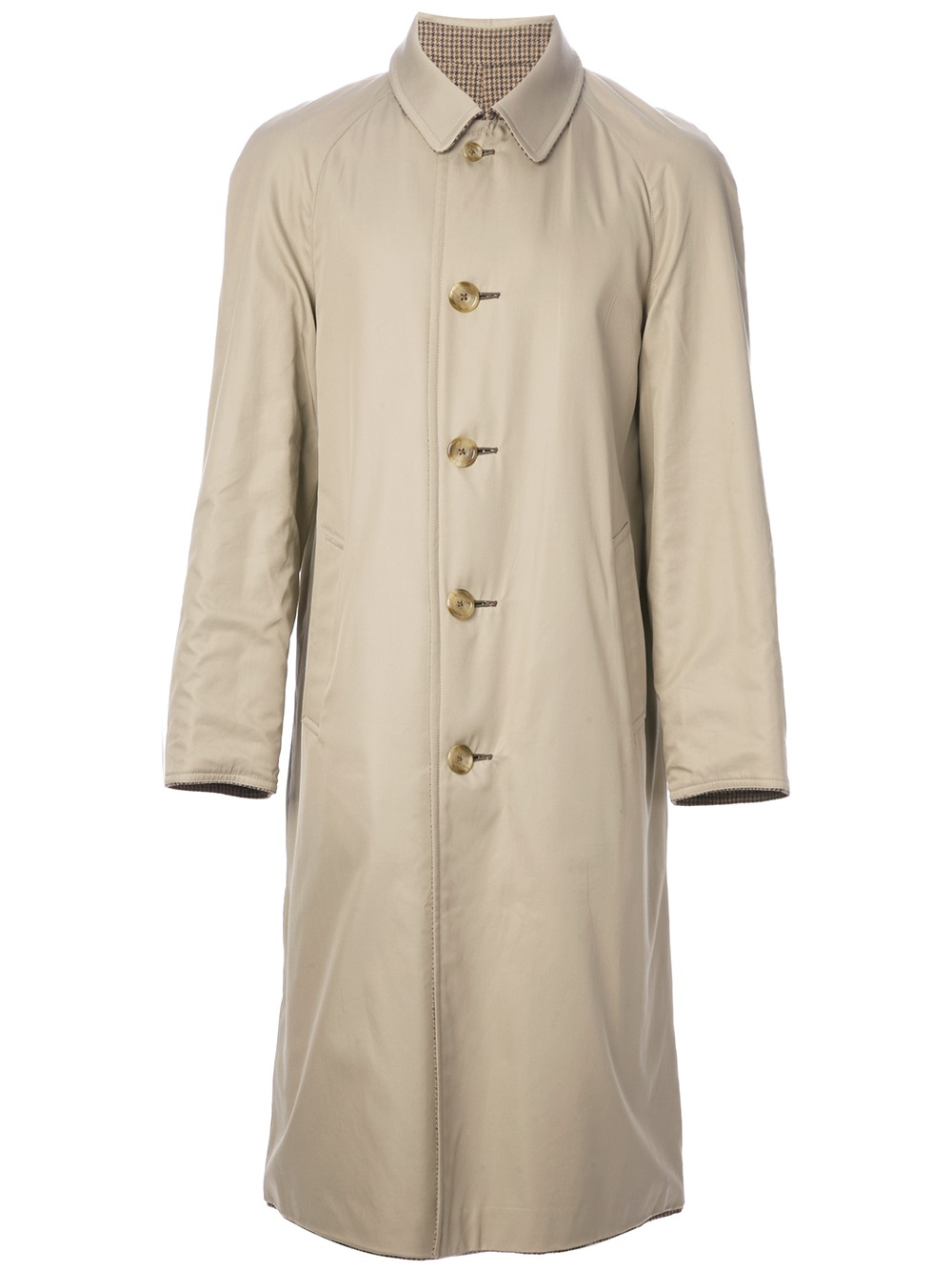 Aquascutum Reversible Raincoat in Natural for Men | Lyst