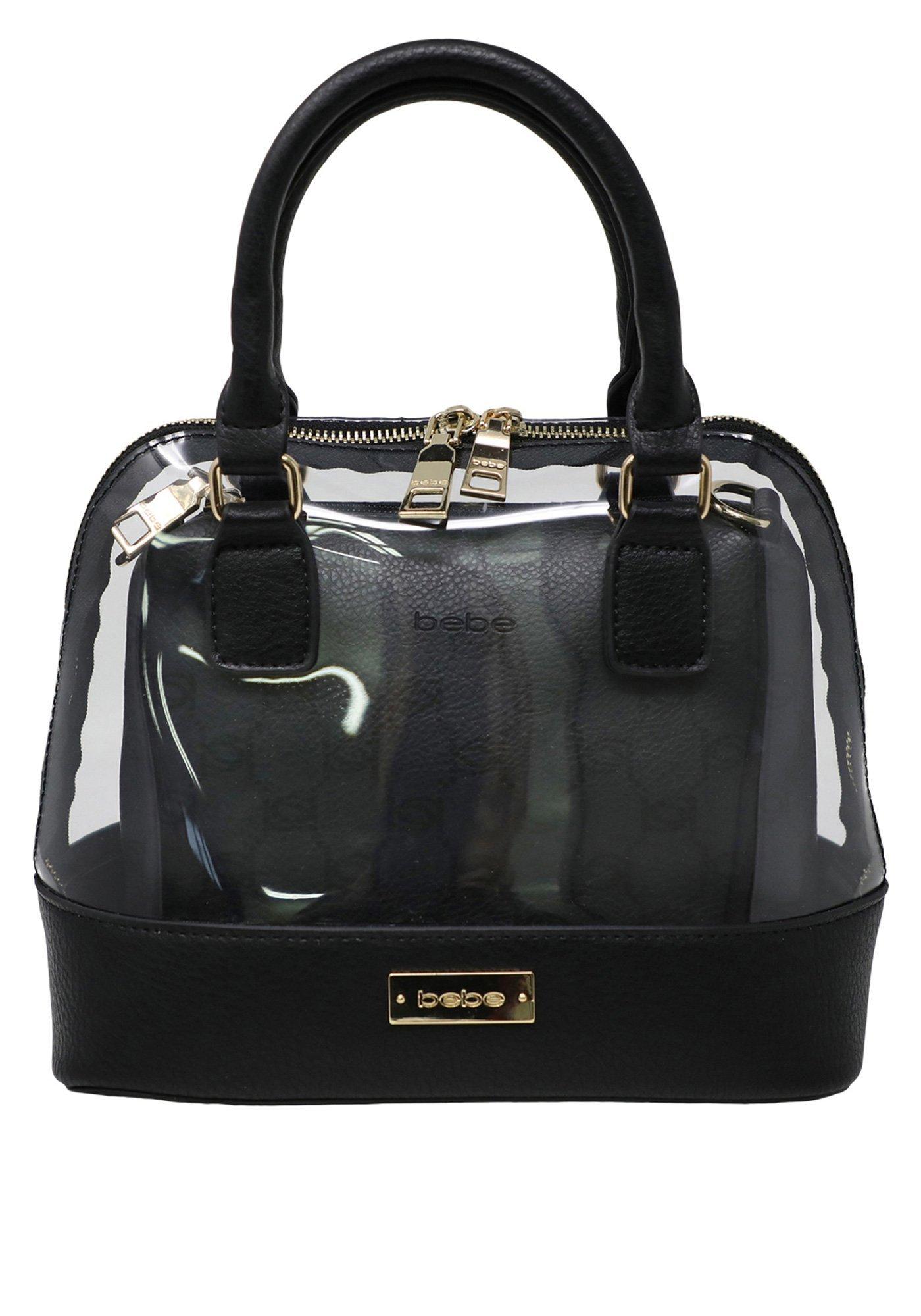 Bebe Jodie Clear Small Dome Bag in Black - Lyst