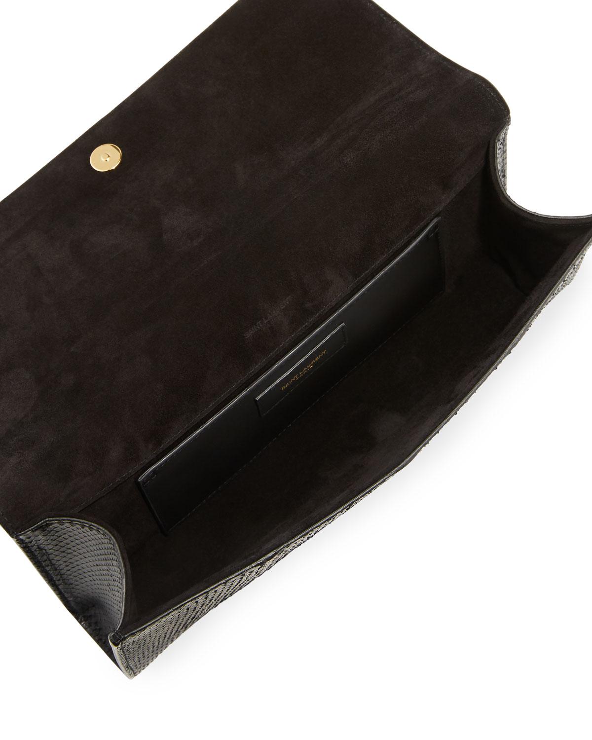 Saint Laurent Monogram Clutch Bag | semashow.com