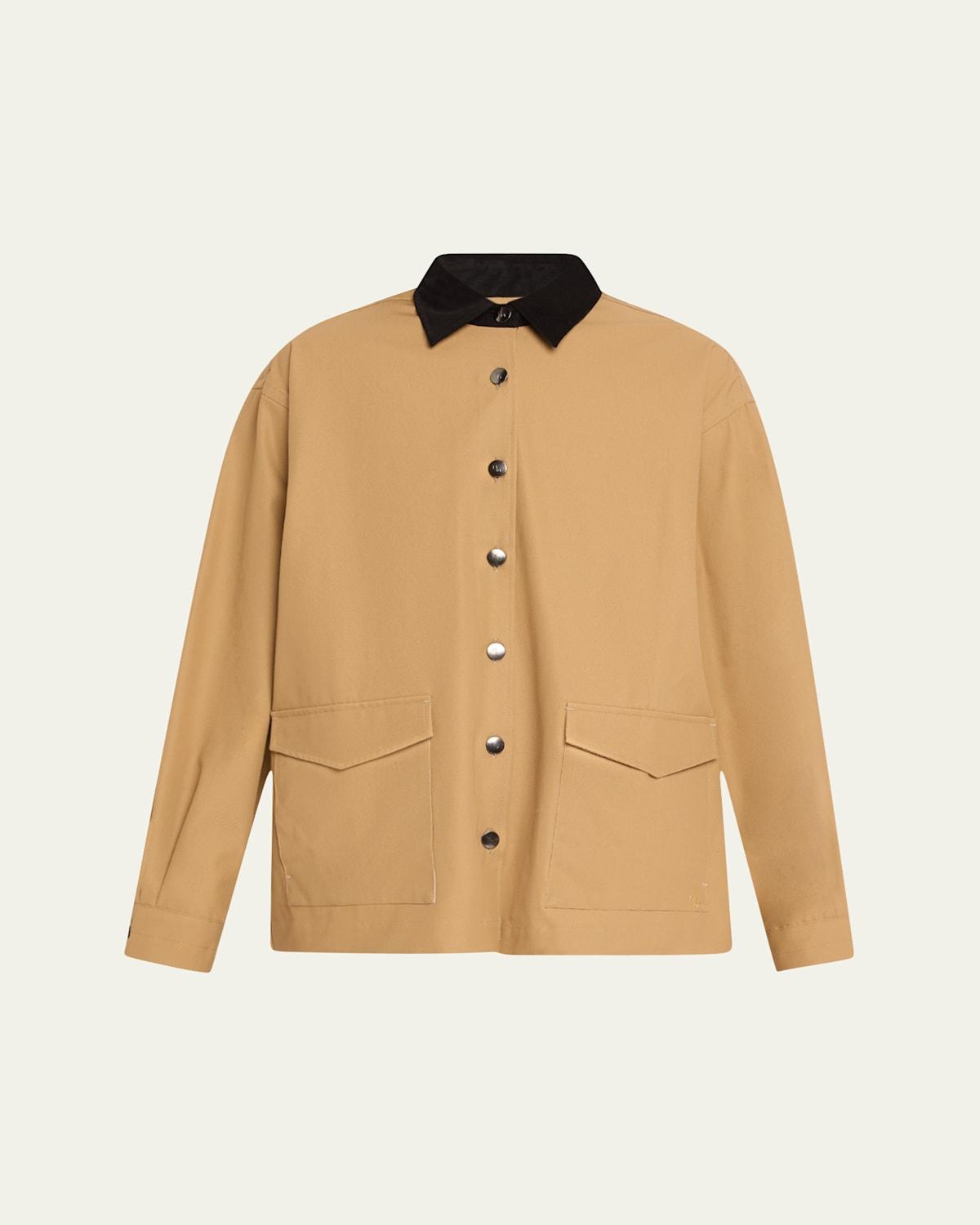 Maria McManus Oversized Field Jacket in Natural | Lyst