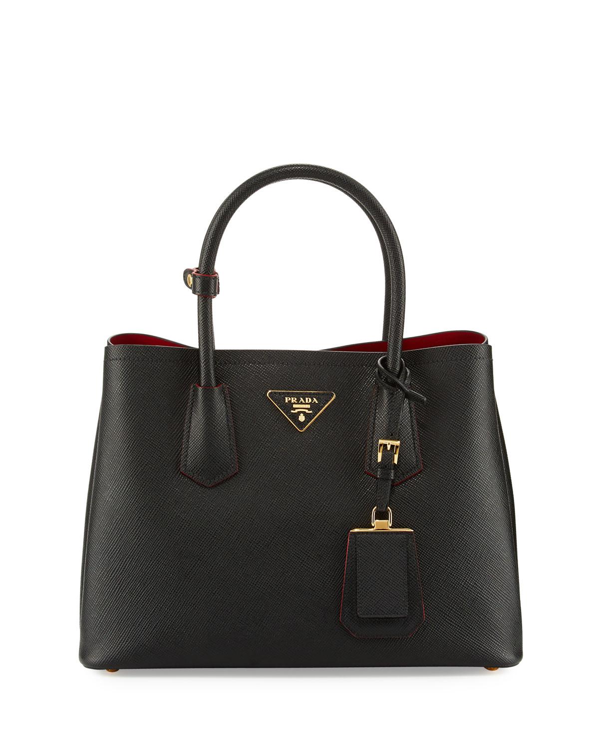 Prada Black Saffiano Leather Bag | IUCN Water
