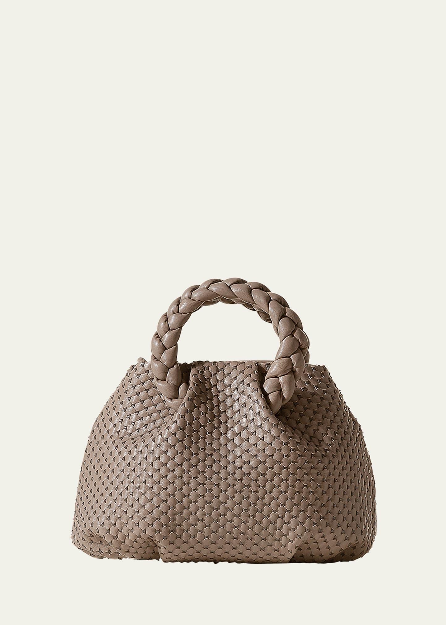 Hereu Bombon Woven Leather Crossbody Bag in Brown | Lyst