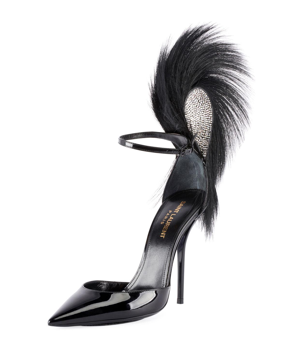 Saint Laurent Jamie 110 Pumps in Black | Lyst