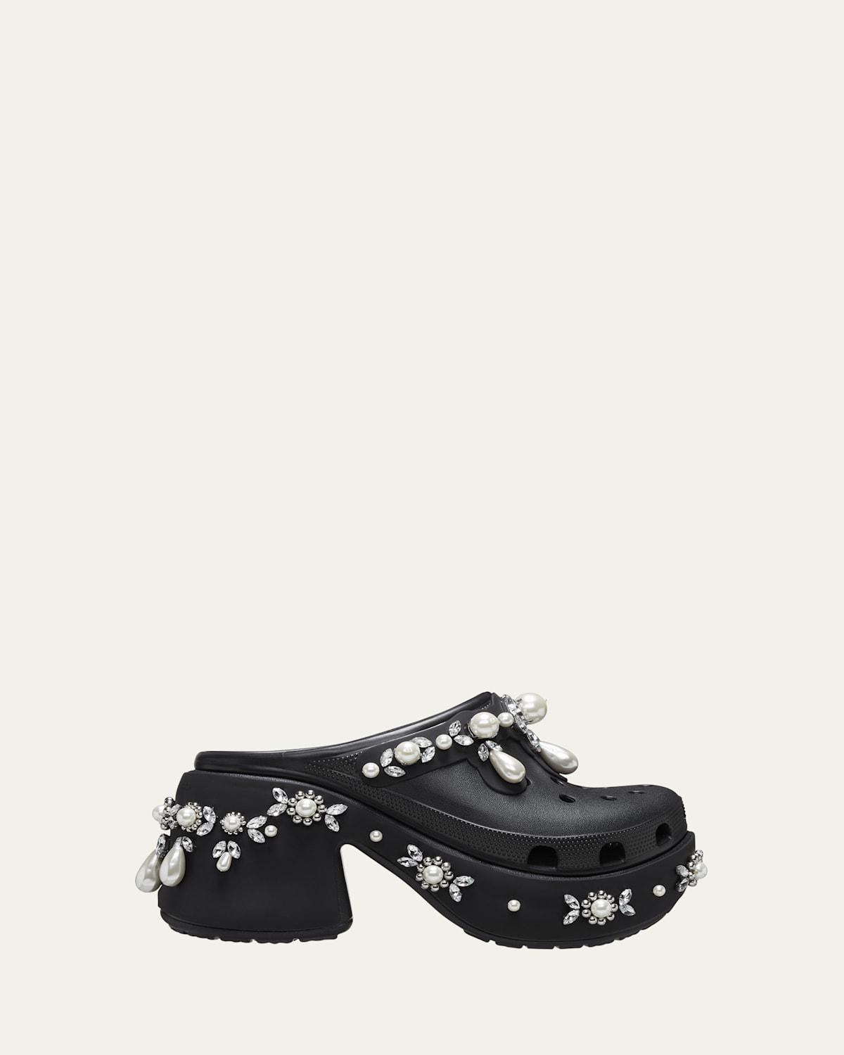 Simone Rocha x Crocs X Crocs Siren Spiked Clogs in White | Lyst