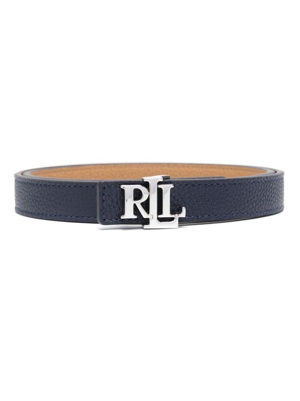 Ralph Lauren Rev Lrl 20 Skinny Belt in Blue | Lyst UK