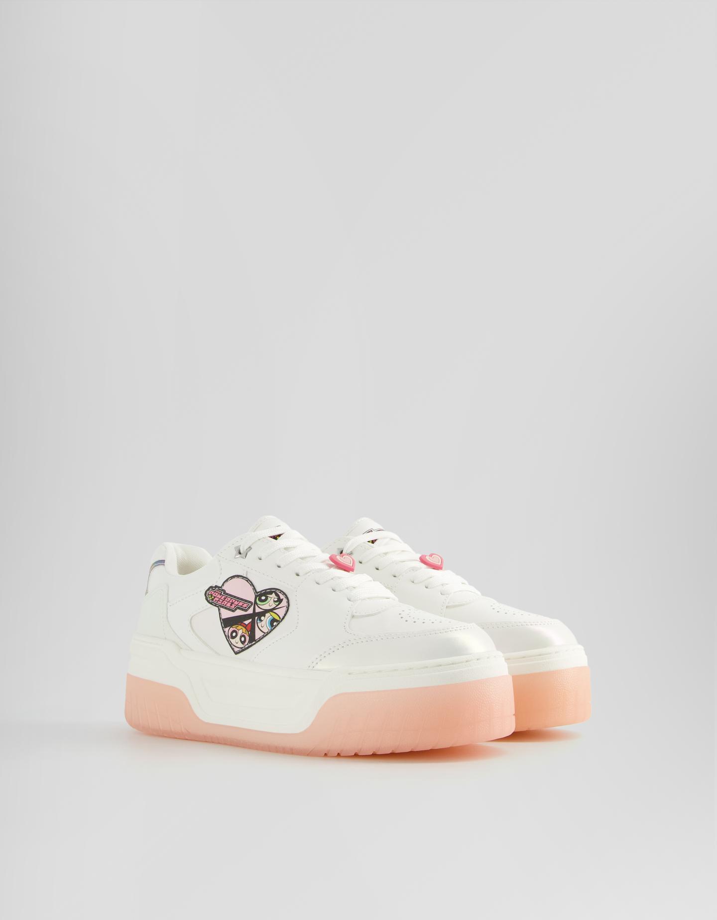 Bershka Powerpuff Girls Platform Sneakers Lyst