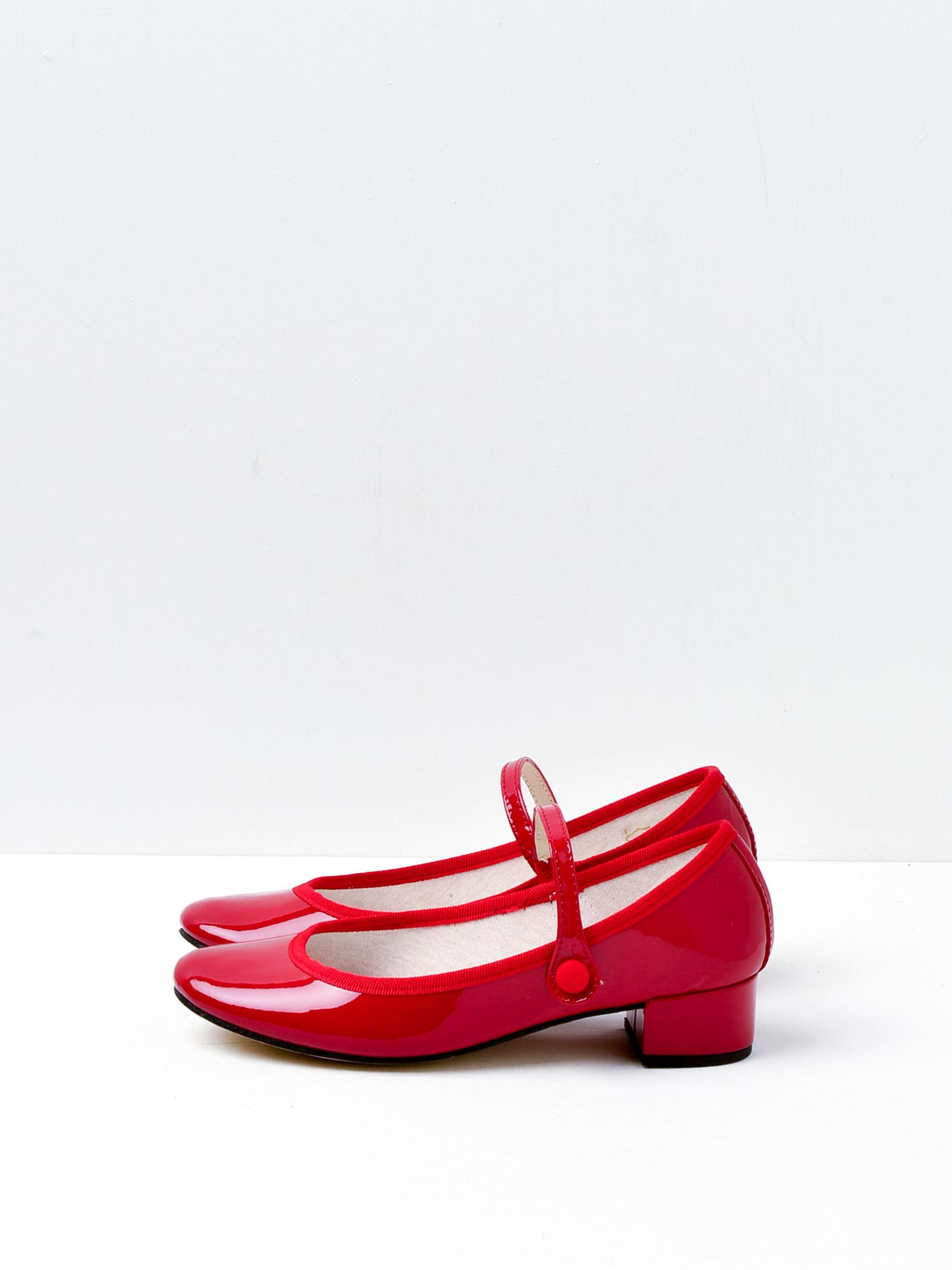 Repetto Leather Rose Patent Red - Lyst