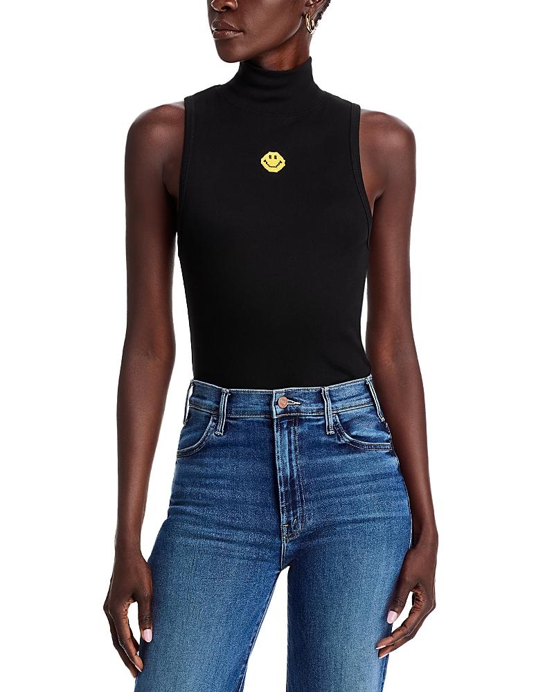 Joshua Sanders Pixel Mock Neck Top in Blue | Lyst