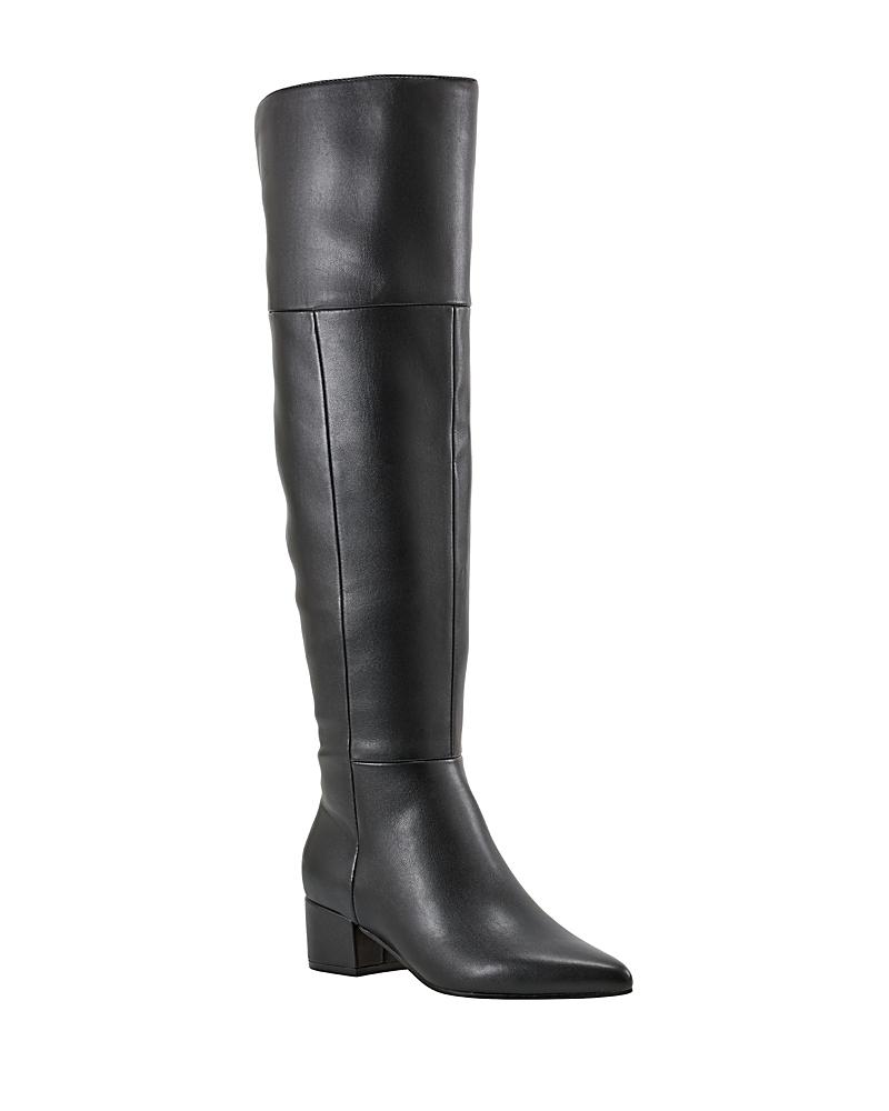 Marc Fisher Lottie 2 Pointed Toe Tall Boots in Black | Lyst