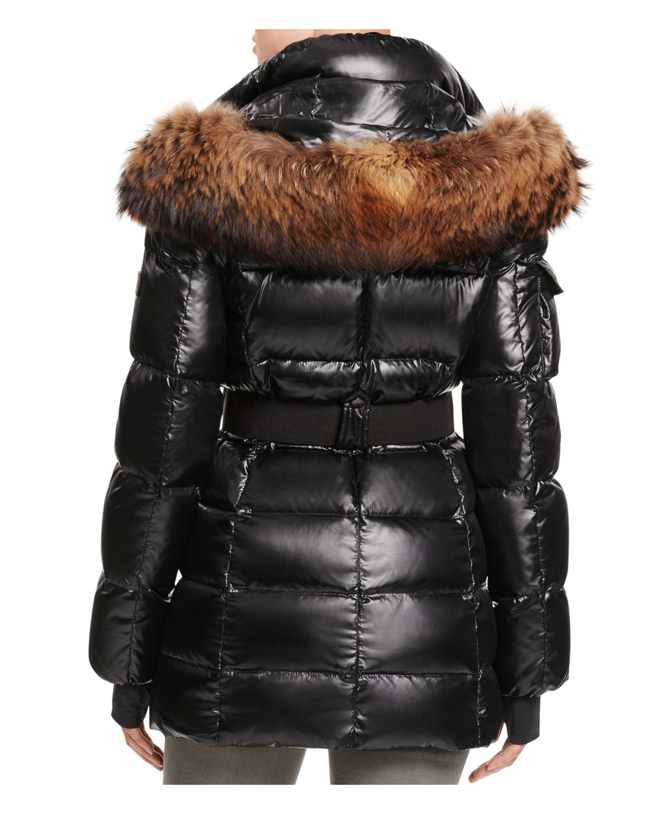 Sam. Fur Millennium Down-filled Jacket in Black - Lyst