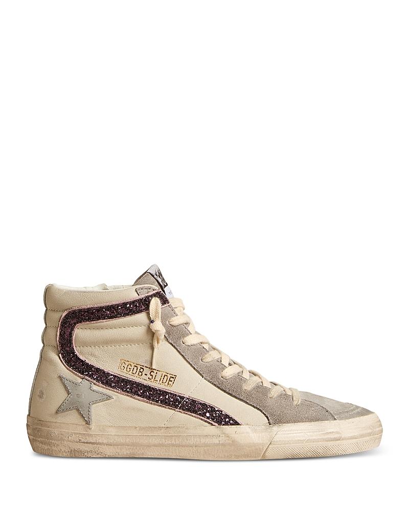 Golden Goose Slide Classic Star & Glitter Wave High Top Sneakers in ...