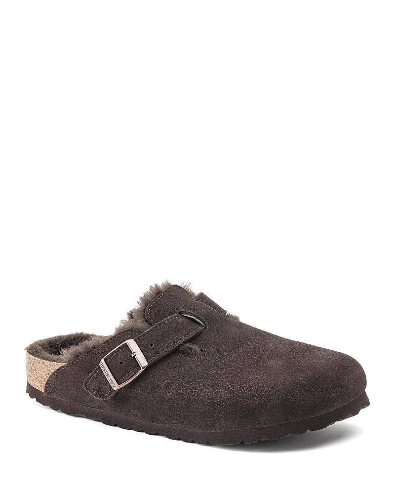 Birkenstock Boston Shearling Clogs in Brown for Men | Lyst