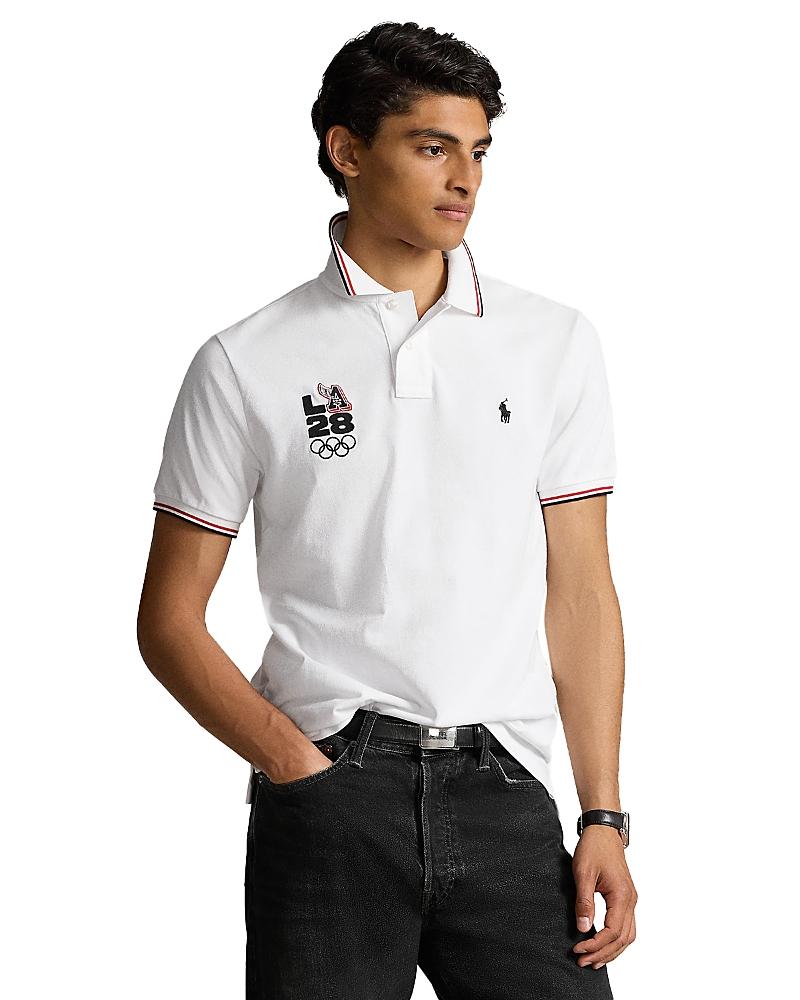Polo Ralph Lauren La28 Olympics Polo Shirt in White for Men | Lyst