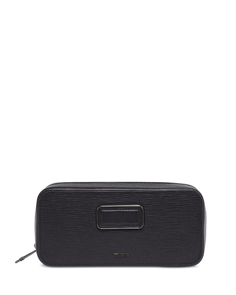 Tumi Nassau Slg Leather Embossed Travel Watch Case in Black for Men | Lyst