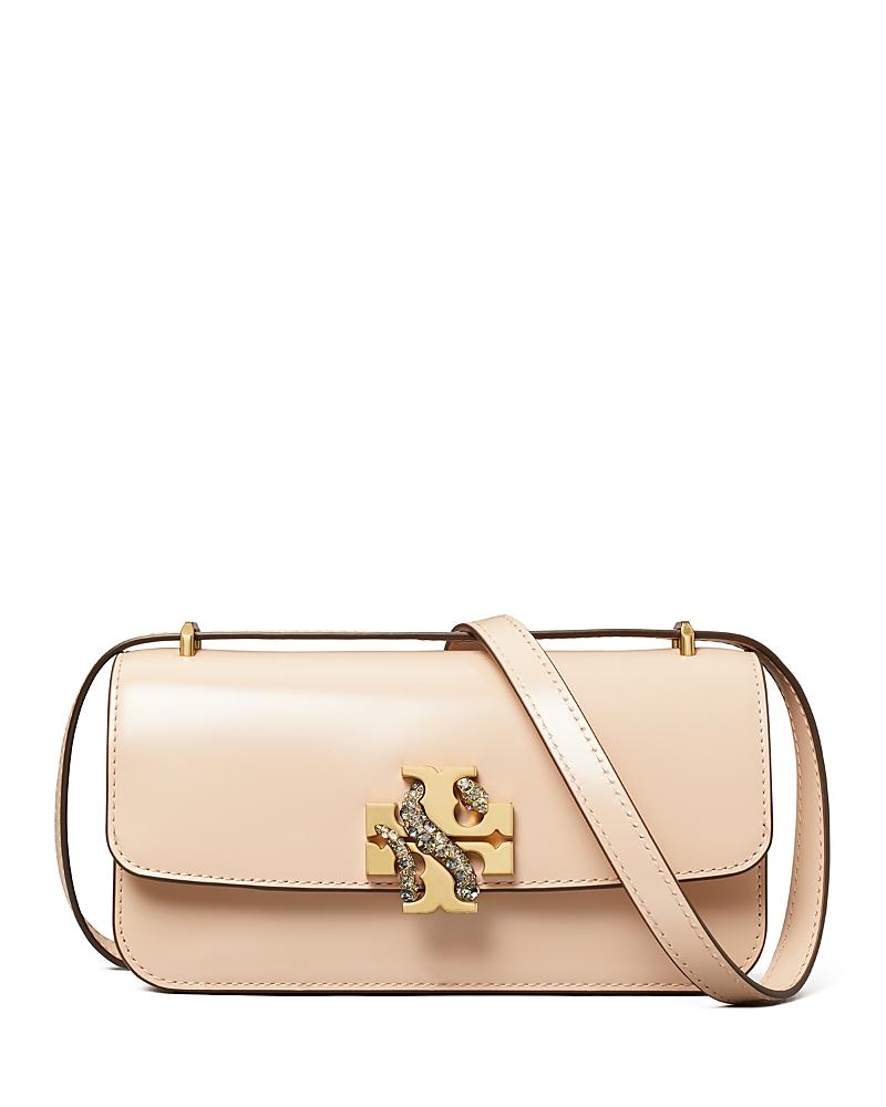 Tory Burch Eleanor Spazzolato Leather Convertible Crossbody in Natural ...