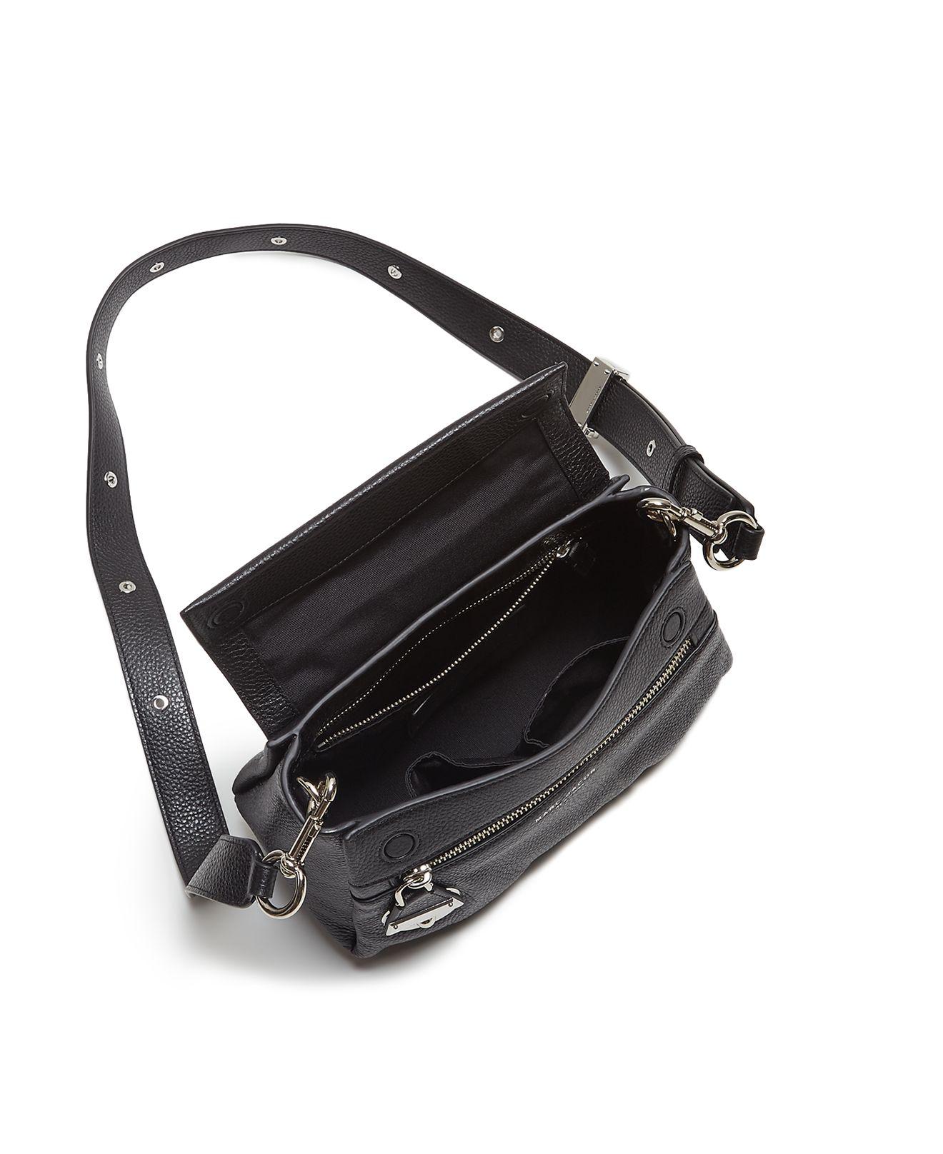 Marc Jacobs Mini Black Leather Backpack | semashow.com