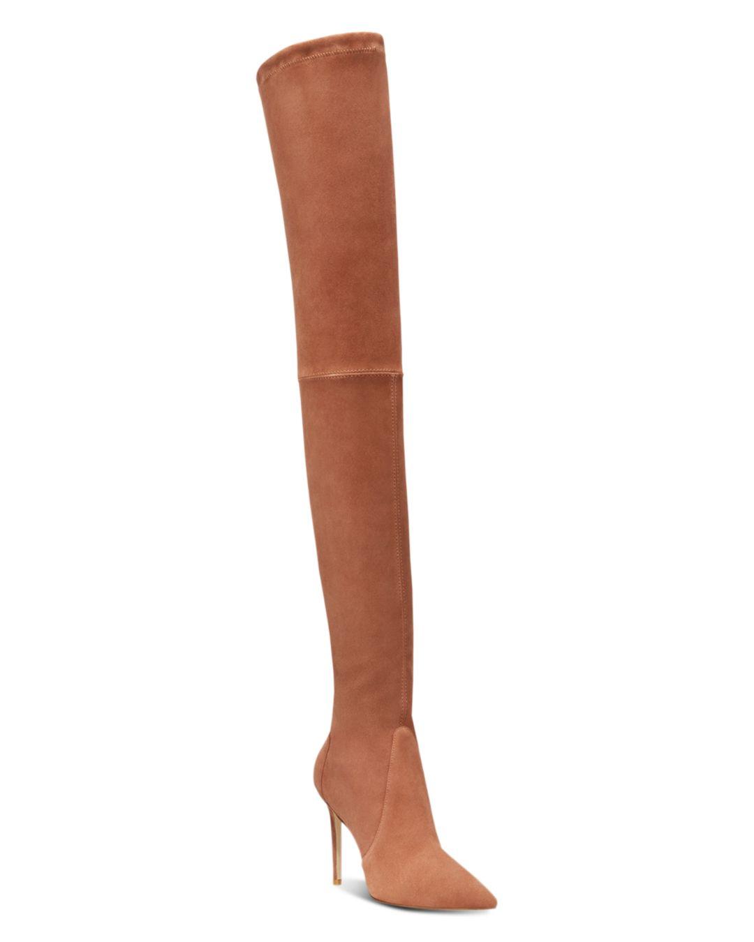 Stuart Weitzman Ultrastuart 100 Over The Knee Boots In White Lyst