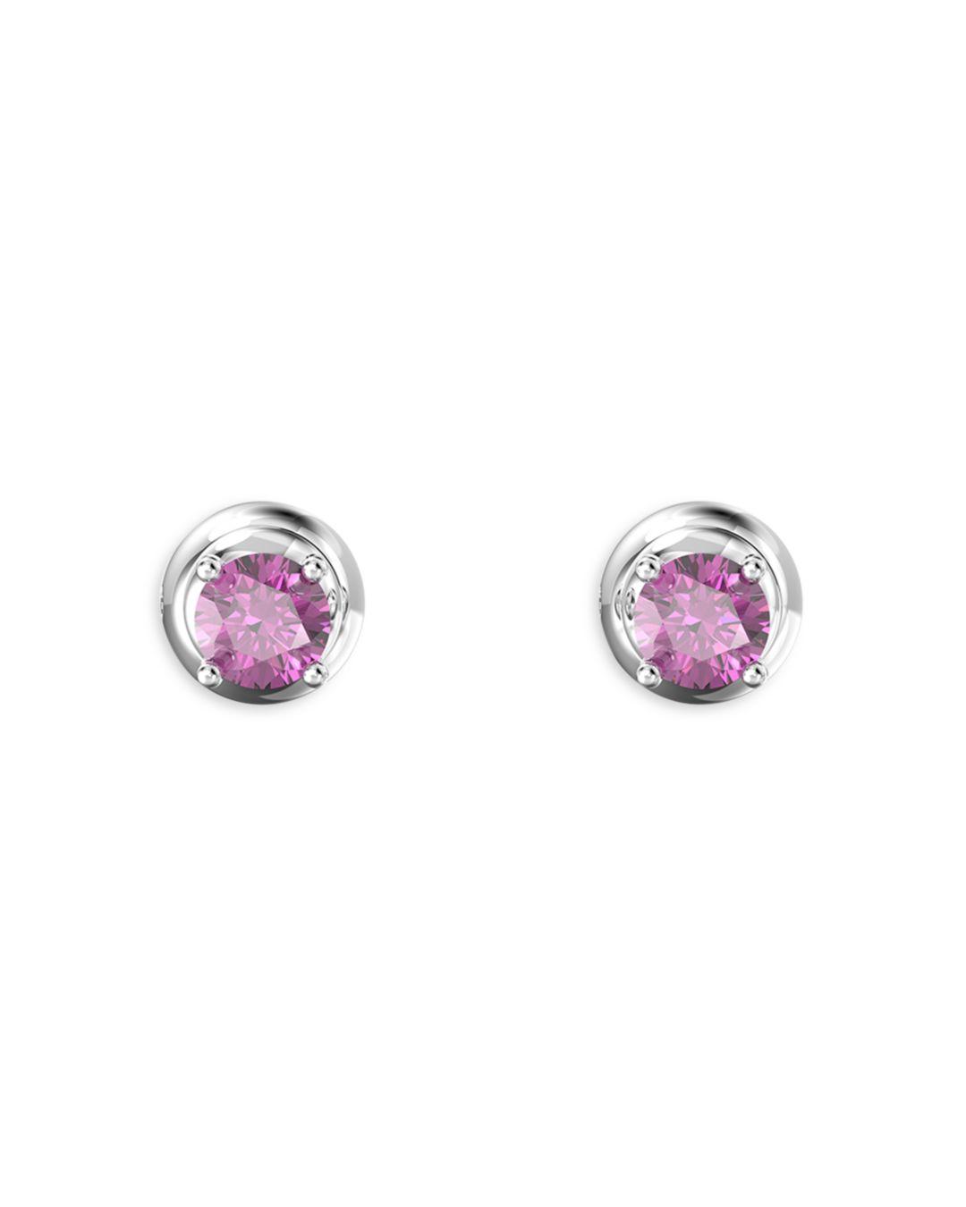 Swarovski Stilla Crystal Solitaire Stud Earrings in Pink | Lyst Canada Swarovski Stilla Crystal Solitaire Stud Earrings in Pink | Lyst Canada