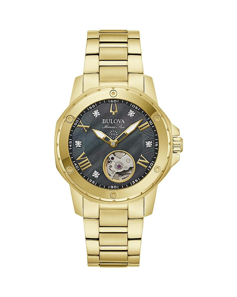 Bulova Marine Star Watch, 35Mm in Metallic | Lyst