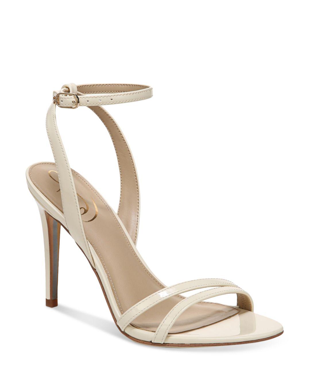 Sam Edelman Gemmie Ankle Strap High Heel Sandals in Metallic | Lyst Sam Edelman Gemmie Ankle Strap High Heel Sandals in Metallic | Lyst