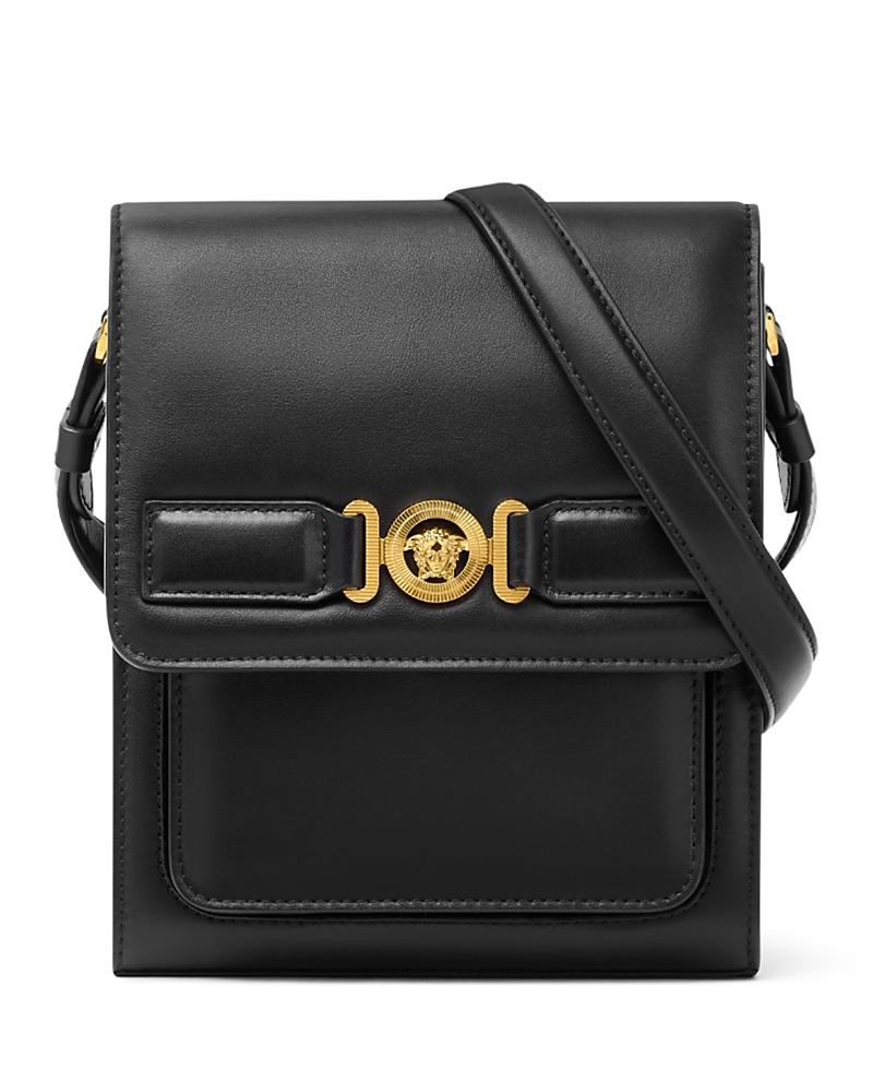 Versace Vertical Messenger Bag in Black for Men | Lyst