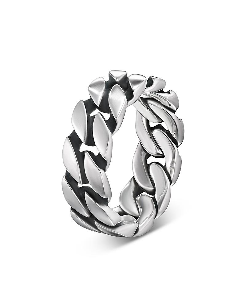 David Yurman Curb Chain Band Ring in White for Men | Lyst