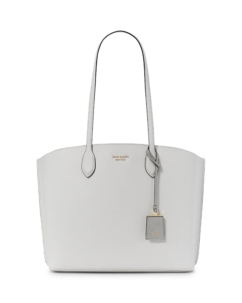 Kate Spade Suite Crossgrain Leather Work Tote in White | Lyst