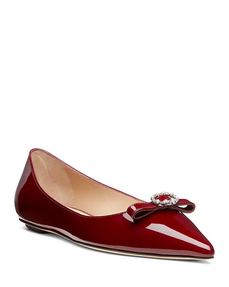 Stuart Weitzman Diana Flats in Red | Lyst