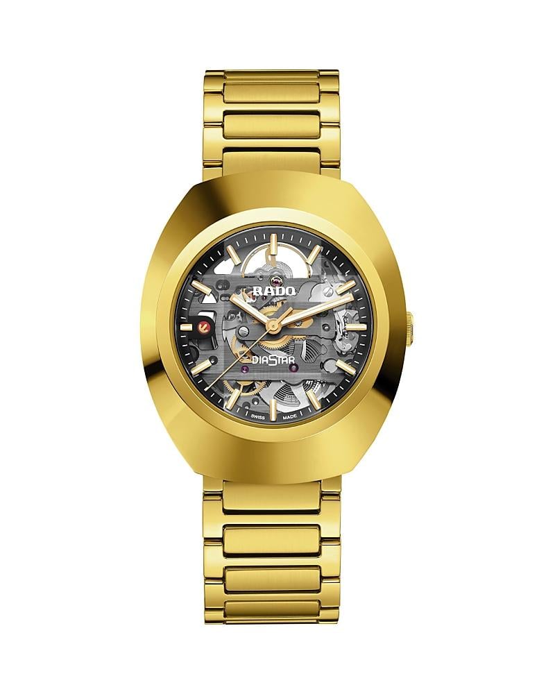 Rado Diastar Original Skeleton Automatic Watch, 38Mm X 45Mm in Metallic ...