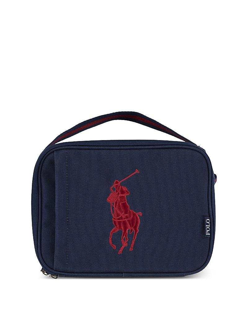 Polo Ralph Lauren Large Logo Lunch Tote in Blue | Lyst
