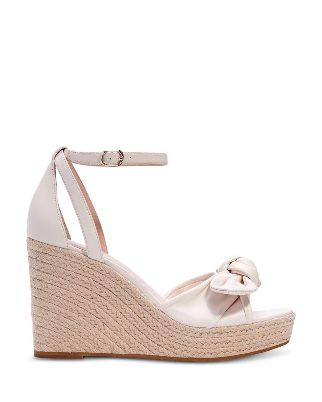 Bow Wedge Sandals