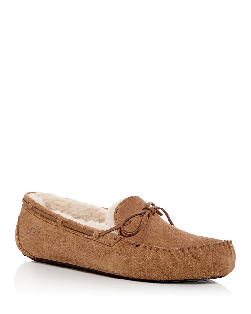 UGG Olsen Suede Moccasin Slippers in Brown for Men | Lyst