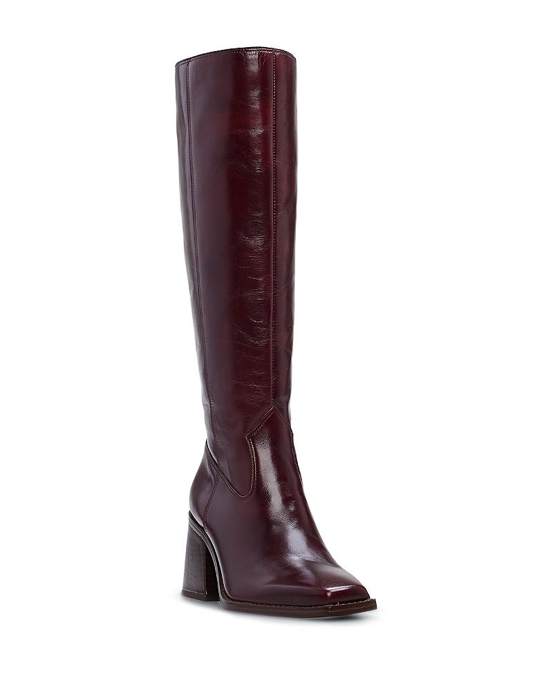 Vince Camuto Sangeti 2 Wide Calf High Heel Riding Boots in Purple | Lyst