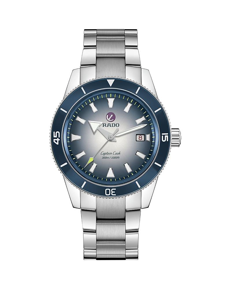 Rado Captain Cook High-Tech Ceramic Automatic Watch, 42Mm in Gray for ...