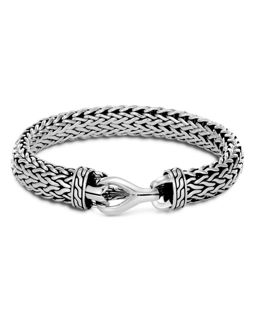John Hardy Sterling Silver Classic Chain Large Flat Bracelet in ... John Hardy Sterling Silver Classic Chain Large Flat Bracelet in ...