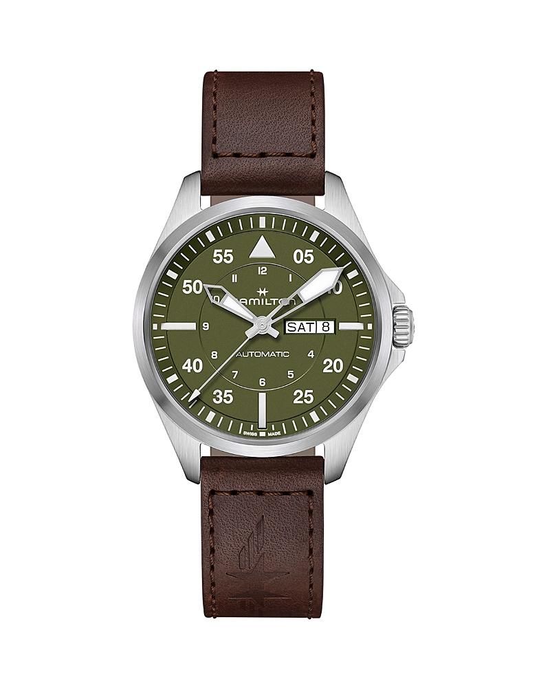 Hamilton Khaki Aviation Watch, 42Mm in Green | Lyst