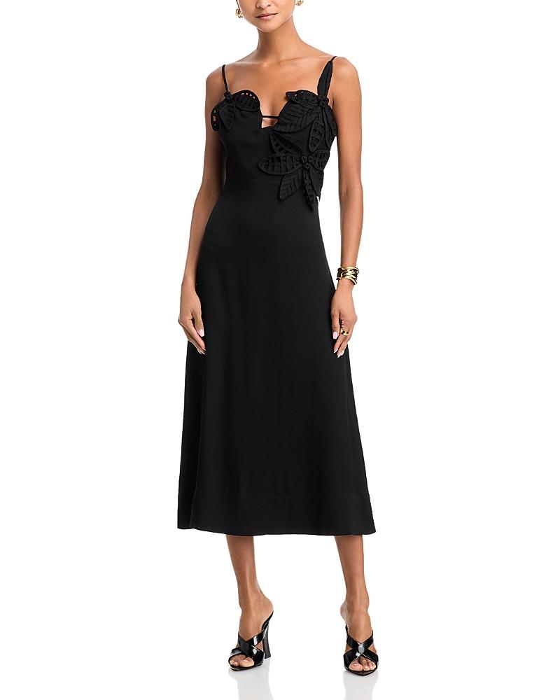 FARM Rio Floral Accent Dress in Black | Lyst