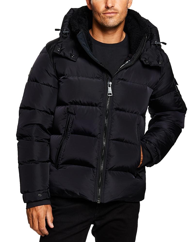 Sam. Frontier Quilted Hooded Zip Front Jacket in Black for Men | Lyst