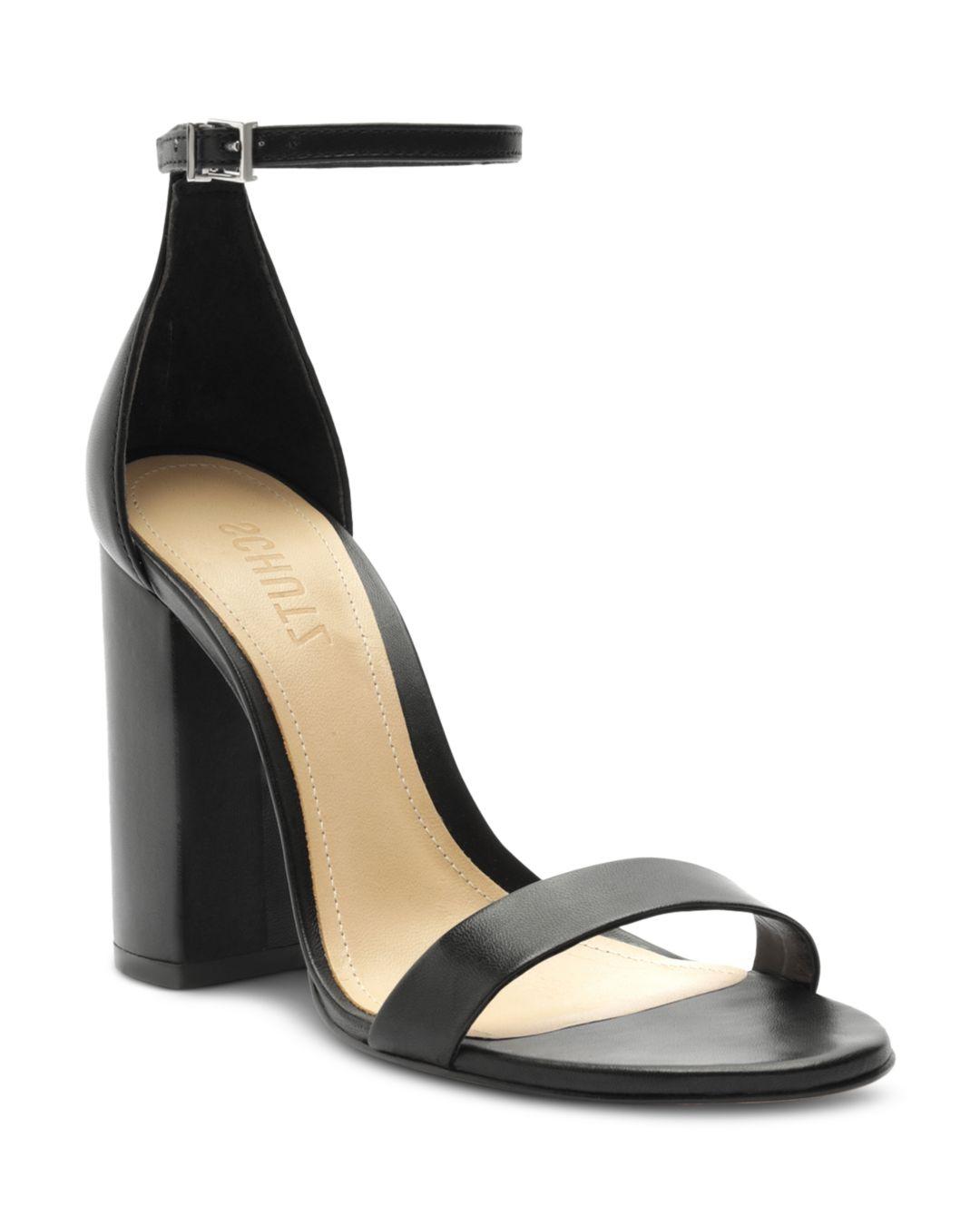 Schutz Shoes Cadey Lee High Heel Sandals In Black Lyst