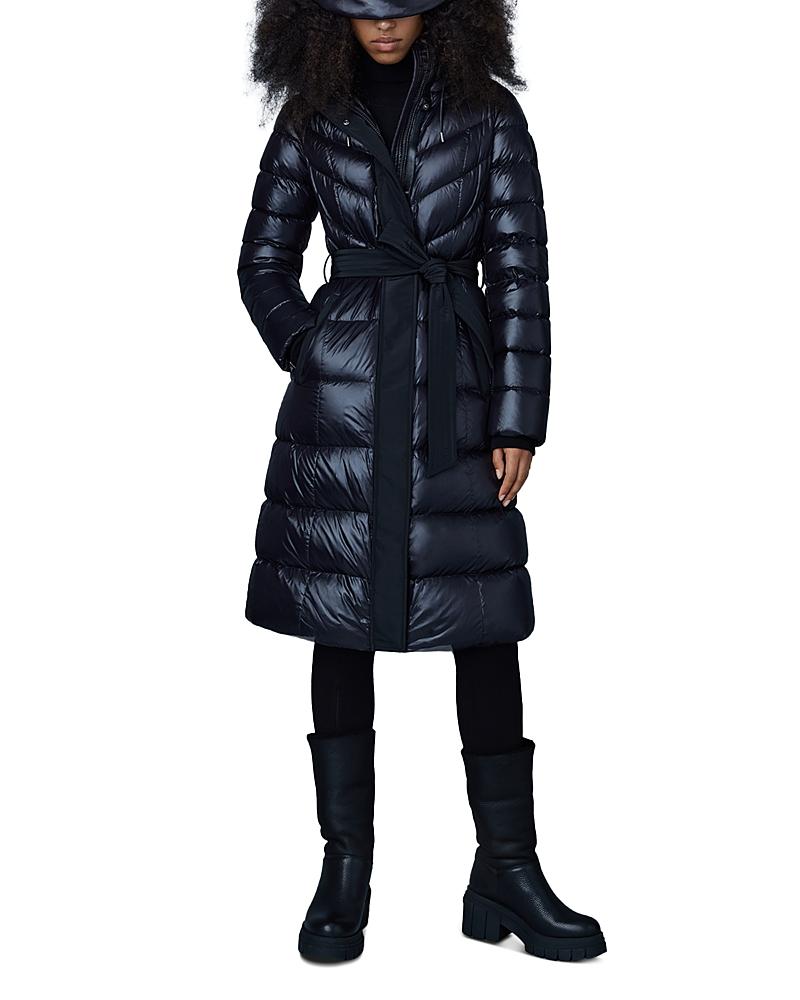 Mackage Coralia Hooded Down Puffer Coat in Black | Lyst