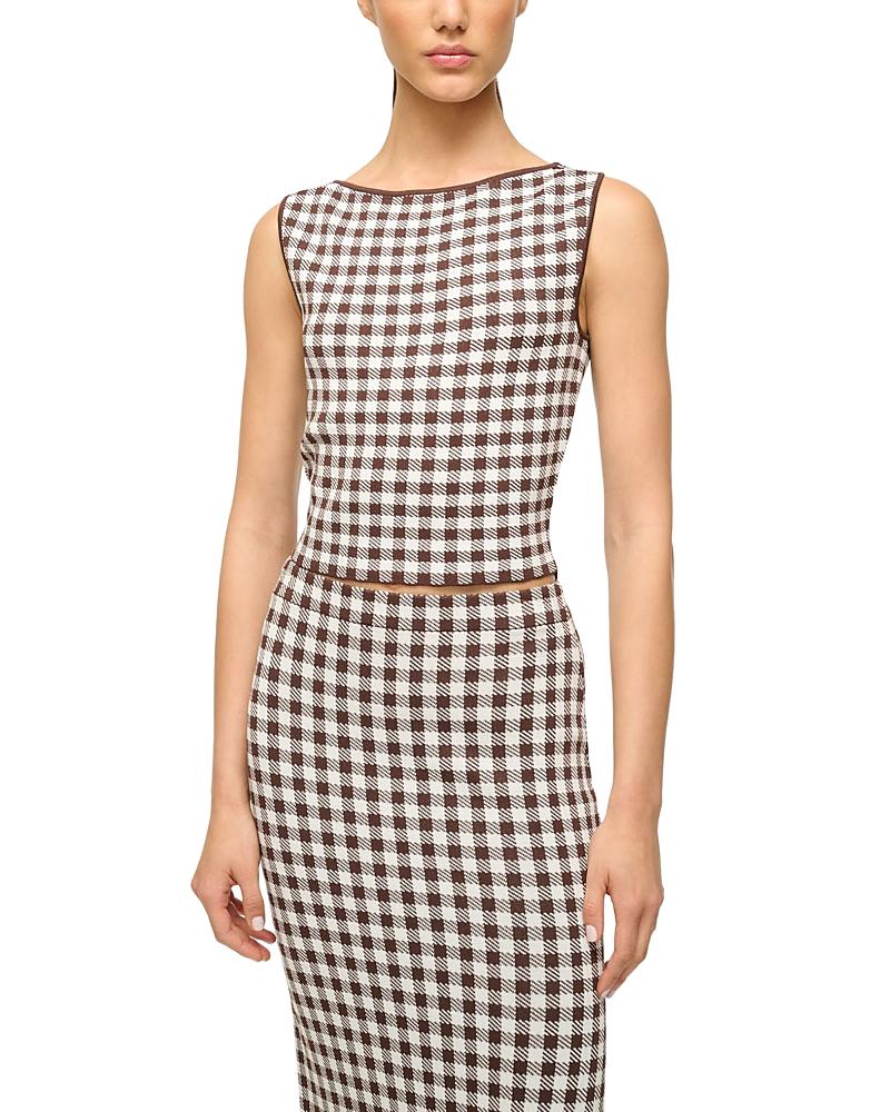 STAUD Montgomery Top in White | Lyst