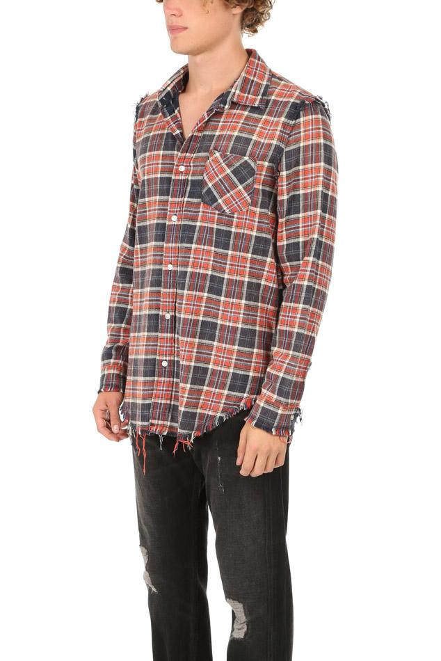 R13 Shredded Seam Shirt for Men - Lyst