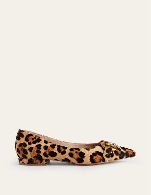 Boden Iris Snaffle Ballet Flats in Natural | Lyst