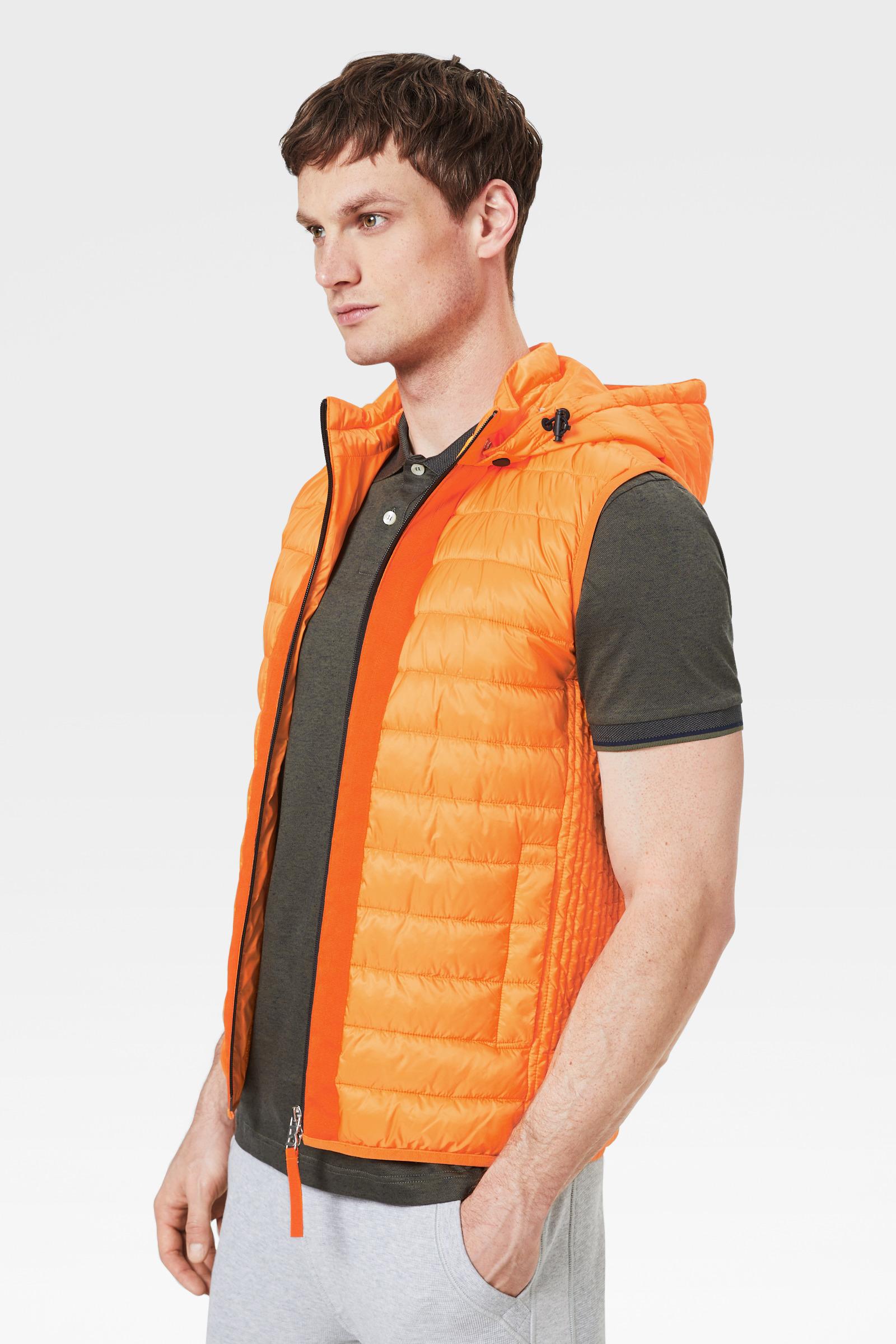 Bogner Wilton Quilted Vest In Orange for Men - Lyst
