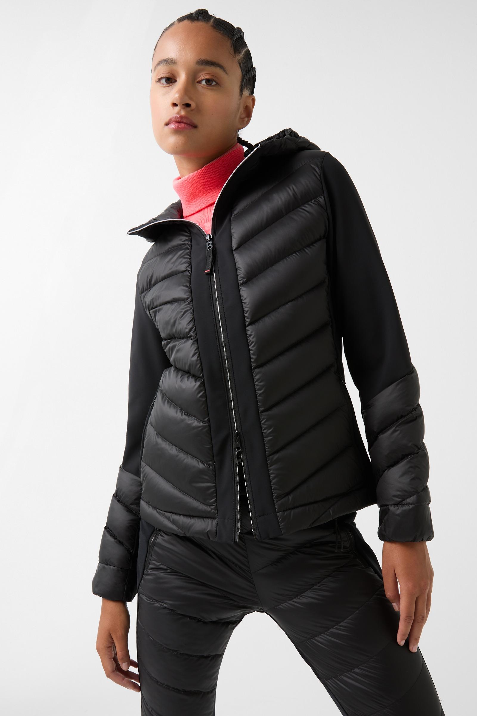 Bogner Fire + Ice Joana Hybrid Down Jacket in Black | Lyst