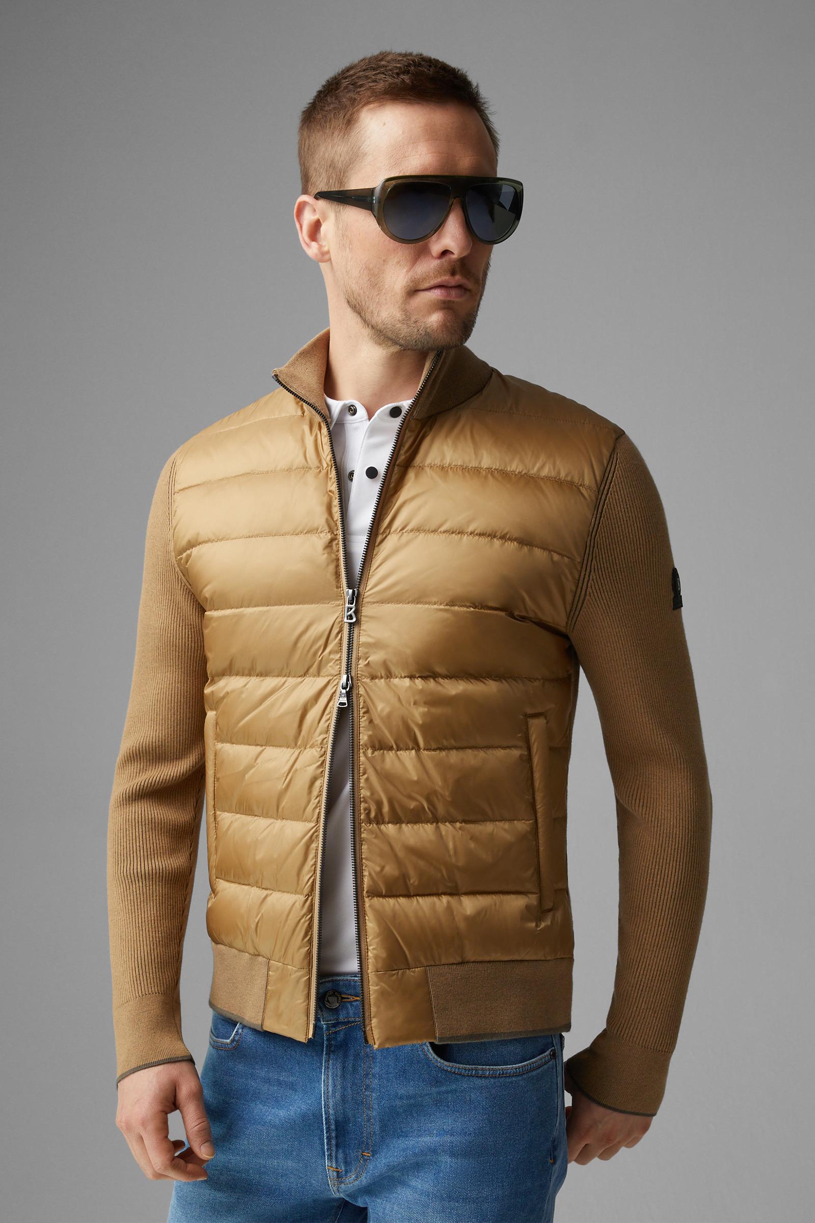 Bogner Renee Hybrid Knit Jacket in Natural for Men | Lyst