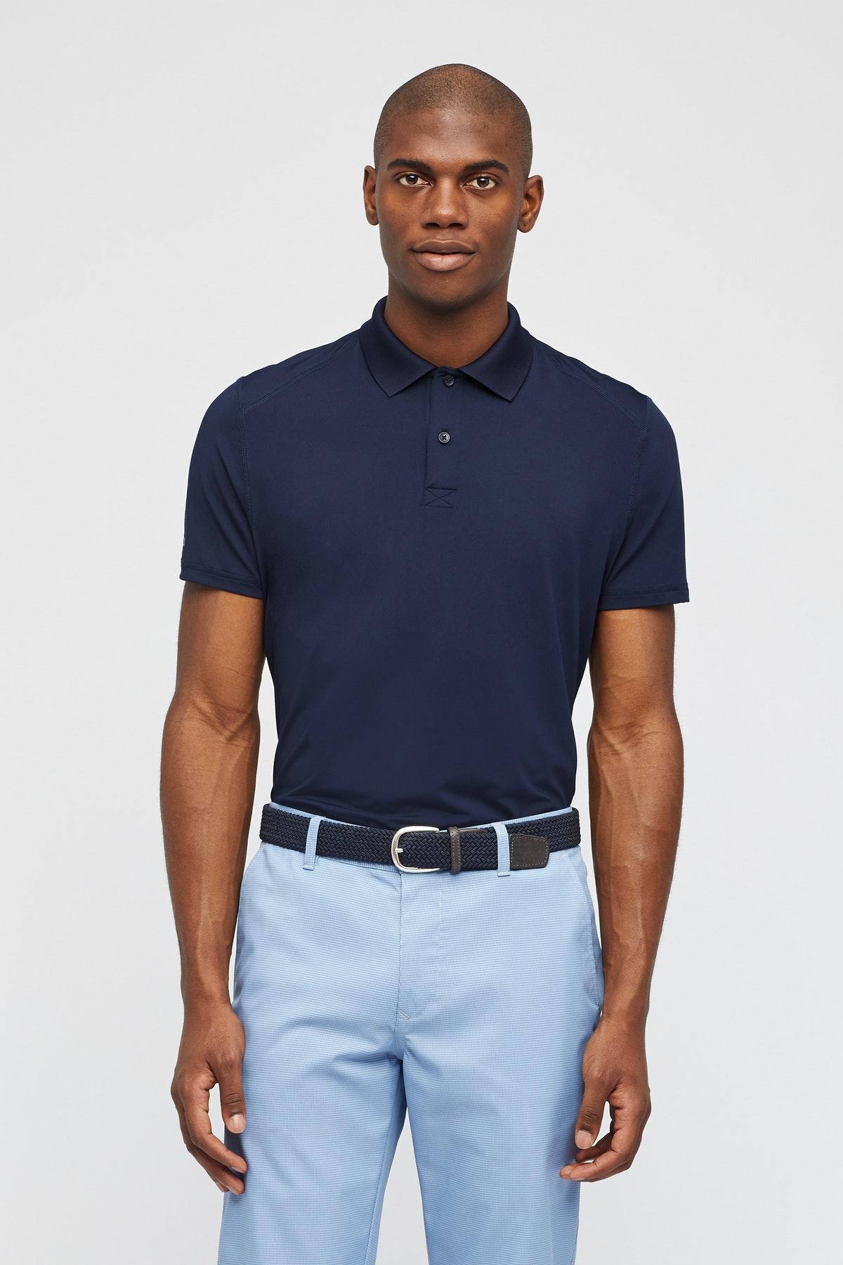 Bonobos Synthetic The M-flex Golf Polo in Navy (Blue) for Men - Lyst